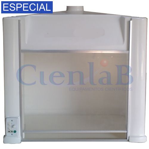 Capela Exaustão de Gases Porta de Vidro - Especial